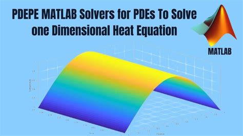 Mttf On Linkedin Introduction And Application Of Pdepe Matlab Solver