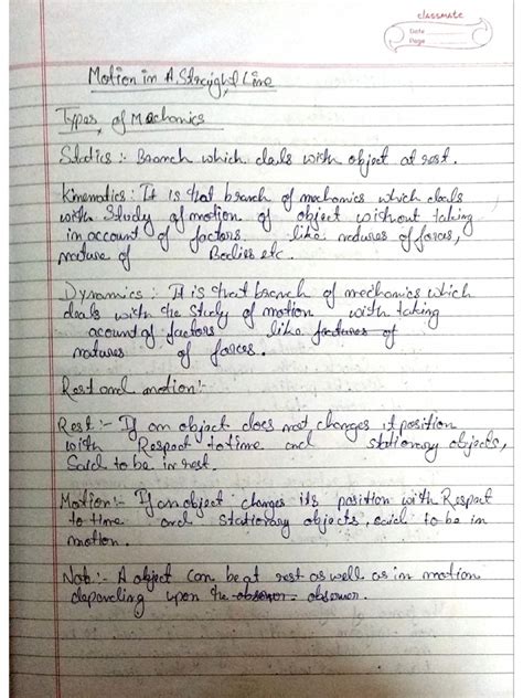 Class 11 Physics Chapter 2 Notes Pdf