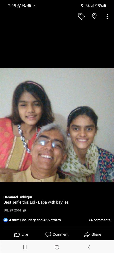 Hammad Siddiqui On Linkedin 9 Years Ago Picture With My Daughters