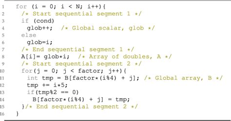 table 1 from using hardware transactional memory support to implement
