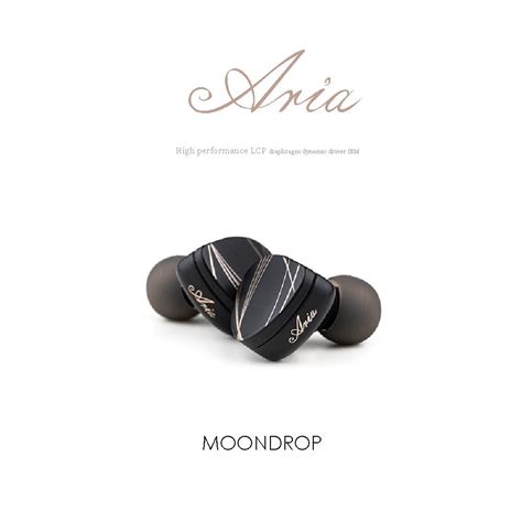 Moondrop Aria หูฟังไดนามิก Iems พร้อมสายเคเบิลถอดออกได้ Shopee Thailand