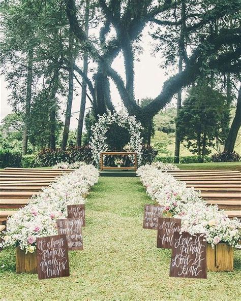 Outdoor Wedding Ceremony Ideas 60 Photos