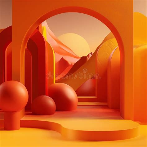 Beautiful Multicolor 3d Background With 3d Elements And Shapes For The Product Screensaver