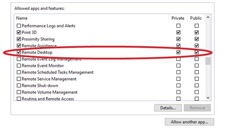 Private Firewall Settings Blocking RDP Access Windows Forums