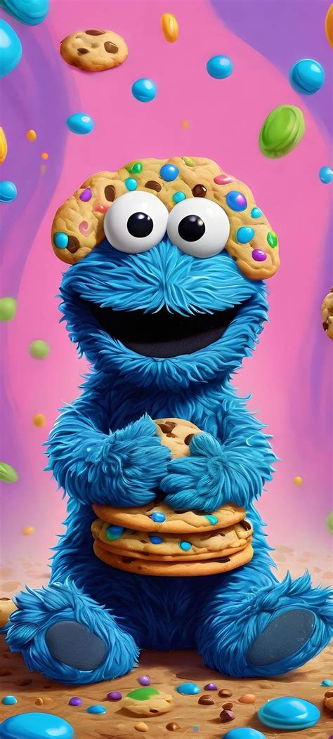 Pin By Djamilia On Wallpaper Cookie Monster Wallpaper Cute Monsters