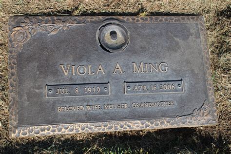 Viola Alvina Luond Ming 1919 2006 Find A Grave Memorial
