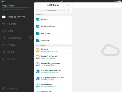 Dribbble SlideMenu Open png by Hugo França