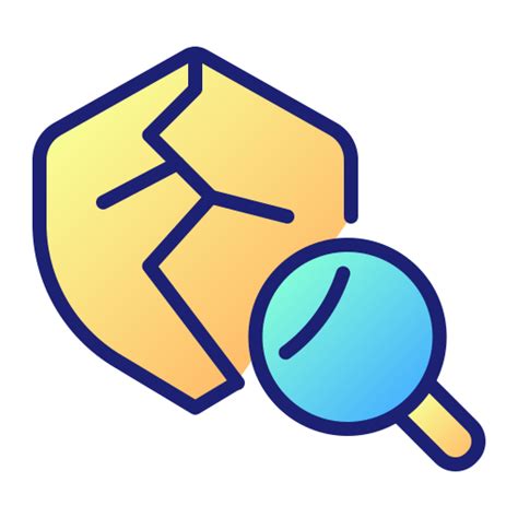 Vulnerability Generic Gradient Lineal Color Icon