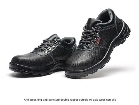 Safety Shoes รองเท้าเซฟตี้ หนังแท้ พื้นยางกันลื่น หัวเหล็ก พื้นเสริมแผ่นเหล็ก รองเท้าเซฟตี้