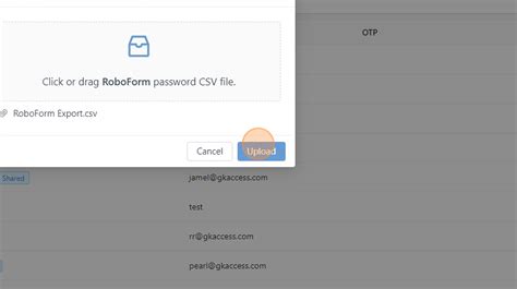 How To Export Credentials From Roboform And Import To Gatekeeper