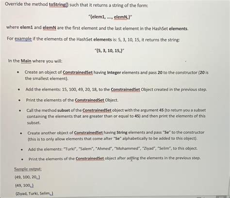Solved Question 2 Write A Generic Class Named Constrained