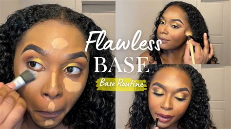 Flawless Base Makeup Routine Full Glam Youtube