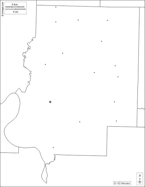 Faulkner County Free Map Free Blank Map Free Outline Map Free Base