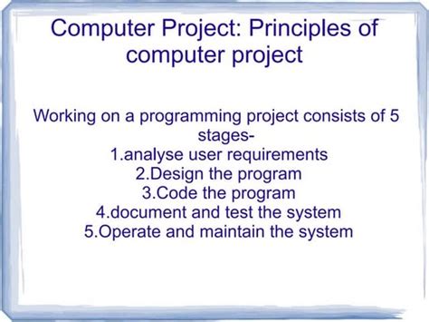 Program Development Life Cycle Ppt