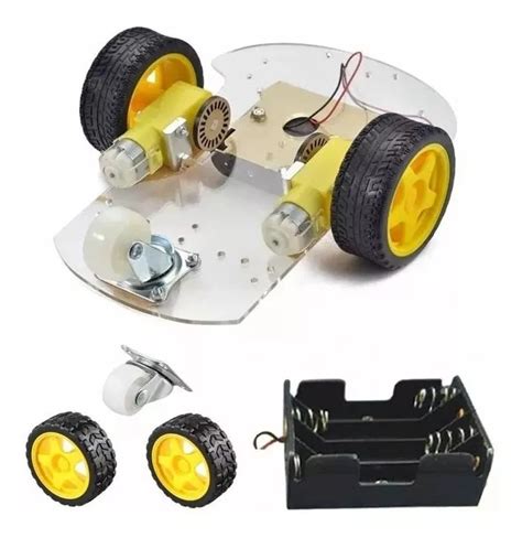 KIT CHASSI ROBO 2WD PARA ARDUINO Ecatronix