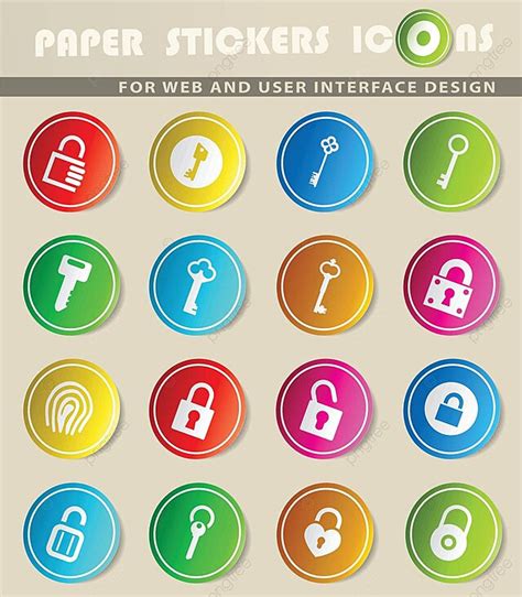 Lock And Key Icon Set Lock Lock And Key Coded Vector Lock Lock And Key Coded Png And Vector