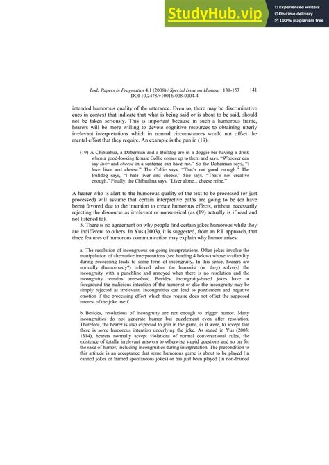 A Relevance Theoretic Classification Of Jokes Pdf Pop Culture