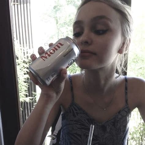 Lily Rose Depp Diet Cola Pop “mom” Acs Lily Lily Rose Melody Depp