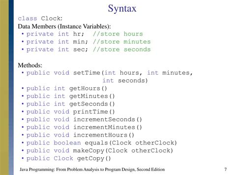 ppt chapter 8 user defined classes and adts powerpoint presentation id 2952116