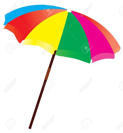 Umbrella On Beach Clipart At Gary Matthews Blog