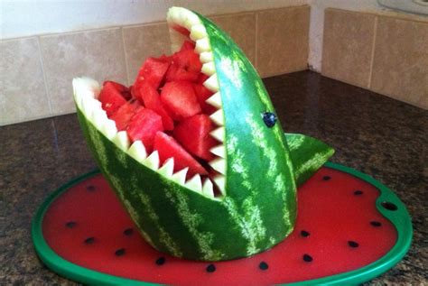 How To Carve A Watermelon Shark What About Watermelon