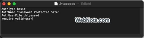 How To Password Protect Entire Wordpress Site With Htaccess Webnots
