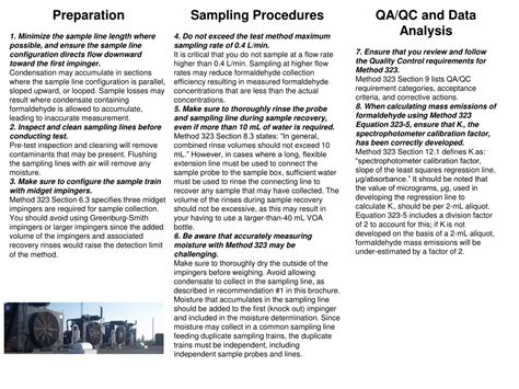 Ppt Formaldehyde Testing With Method 323 Powerpoint Presentation