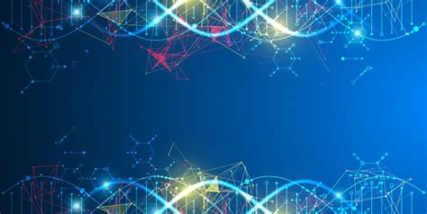 Scientific And Technological Background Abstract Vector Image