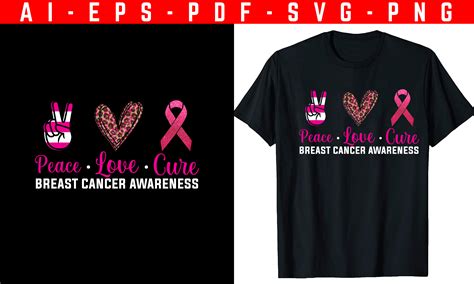 Breast Cancer Awareness T Shirt Design Graphic By Trendyhunt43