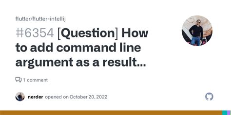 Question How To Add Command Line Argument As A Result From Another Script · Issue 6354