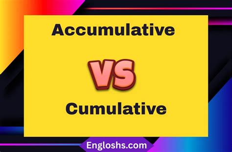 Accumulative Vs Cumulative Whats The Real Difference 🤔📊