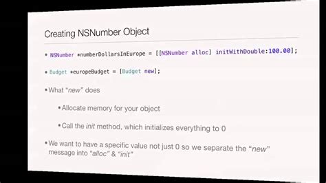 Objective C Tutorial Lesson 22 Part 1 Nsnumber Object Youtube