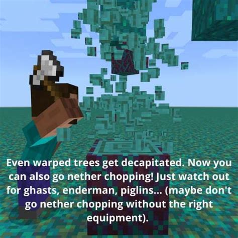 Мод Tree Decapitator 117 для Minecraft Мод Tree Decapitator 117 для Minecraft
