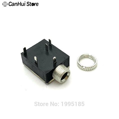 10pcs 5 Pin 3 5mm Stereo Audio Jack Socket Pcb Pan Vicedeal