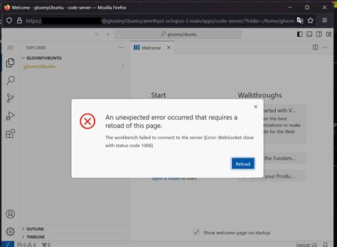 Websocket Issues With Code Server