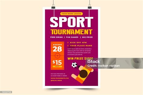 사용자 정의하기 쉬운 축구 토너먼트 스포츠 이벤트 전단지 또는 포스터 디자인 템플릿 경기 스포츠에 대한 스톡 벡터 아트 및 기타 이미지 경기 스포츠 경쟁 골라인