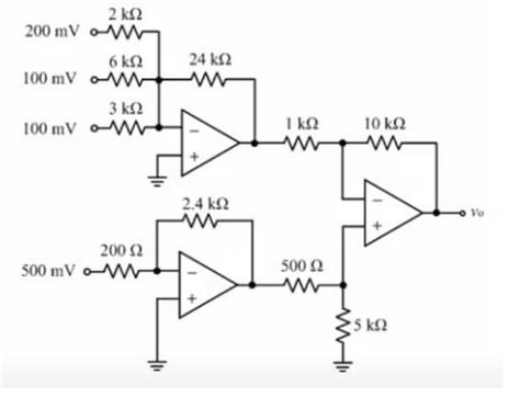 solved 4 find the voltage value taken from the output in