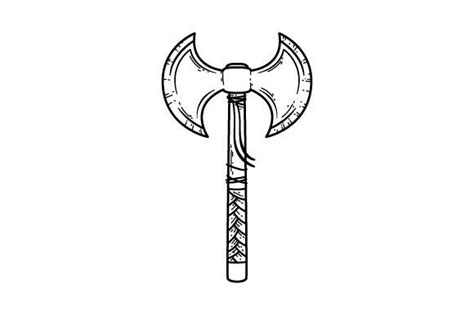 Norse Axe Drawing