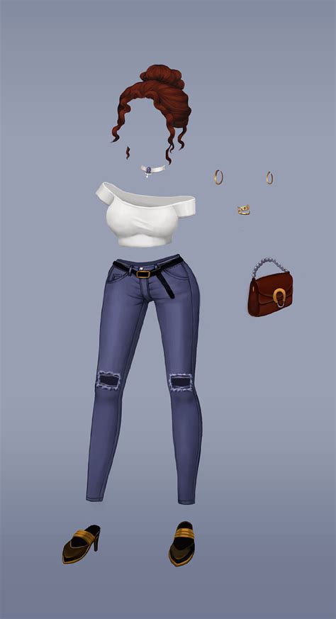 换装游戏人物绘制 夢菲 站酷zcool