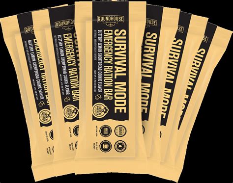 Survival Mode Emergency Ration Bars Roundhouse Provisions