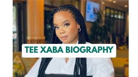 Tee Xaba Biography Awards Husband Age Net Worth Career