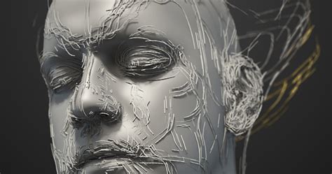 머리를 움직이는 고급 Ai 바이오닉 로봇 3d 일러스트 렌더 3차원 형태에 대한 스톡 사진 및 기타 이미지 3차원 형태 4k해상도 가상현실 Istock