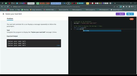 41 Fasten Your Seat Belt Introduction To Python Sololearn Youtube