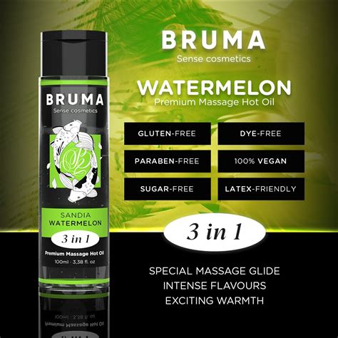Our New Bruma Massage Oil 3 In 1 Malizia Sex Shop