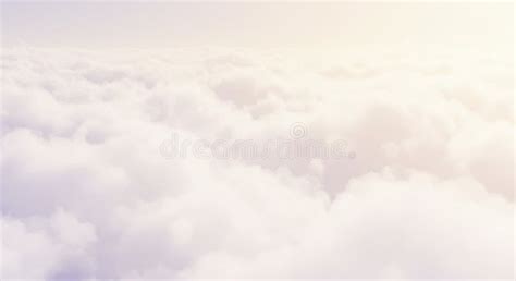 Soft Pastel Cloudscape Perfect For Backgrounds Stock Illustration