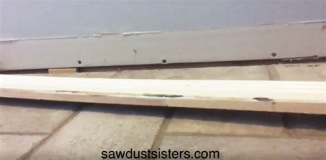How To Remove Baseboards And What NOT To Do Video Tutorial Sawdust Babes