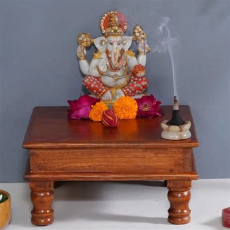 Iron Loha Lokhand Mukkali Manai Pooja Stand Chowki Abhisheka Pee Santhi Metal Eshop