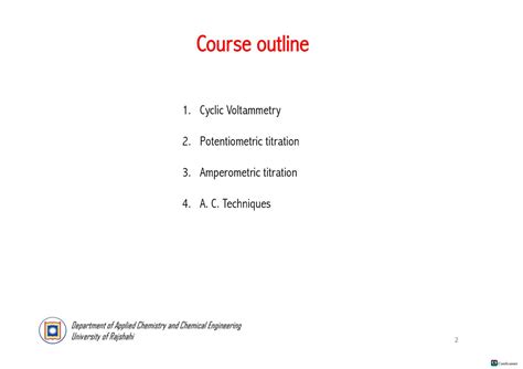 Solution Electrochemical Methods Cyclic Voltammetry Potentiometric