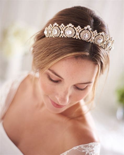 Vintage Bridal Tiara Bridal Hair Accessory Royal Bridal Etsy Uk