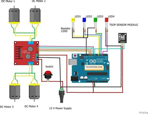 Remote Control Robot Using Arduino Tsop And Arduino Control Robot